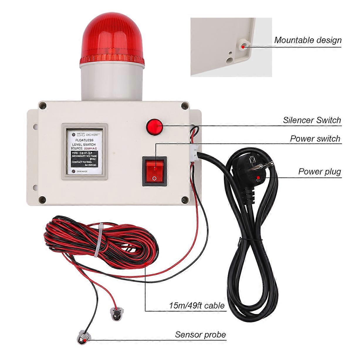 Water Level Indicator Alarm Water Level Alarm Sensor Waterline ...