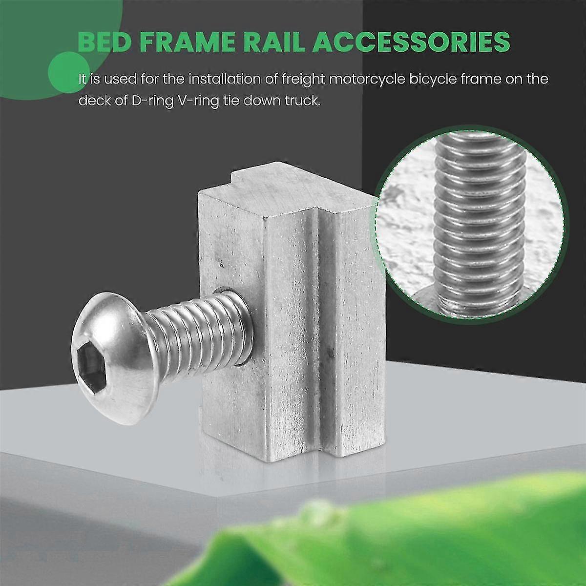 T Slot Nuts With Screw 3/8 Inch -16 For - Bed Rails Slats Bed Rack Rail ...