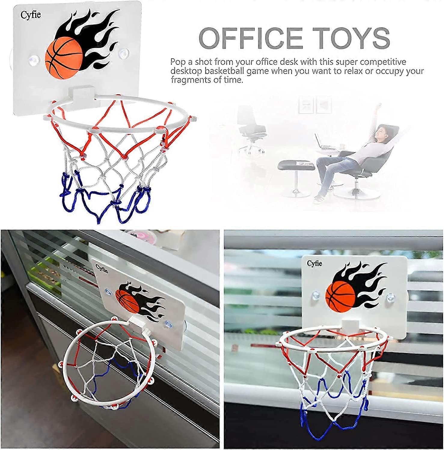 Mini basketball hoop, mini basketball hoop with balls and pump, office ...