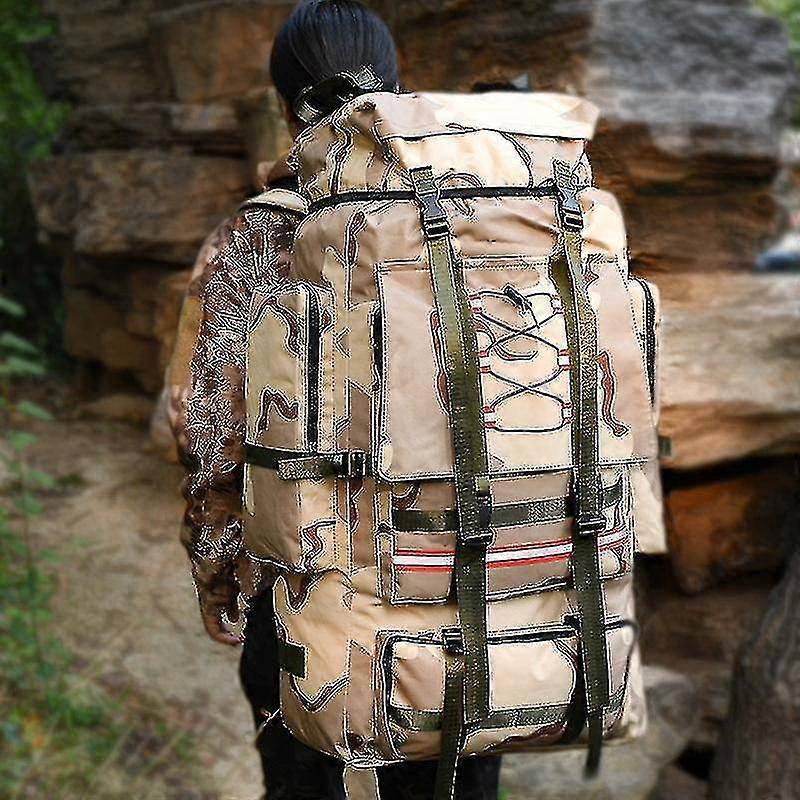 130l Extra Large Capacity Outdoor Waterproof Travel Camping Backpack ...