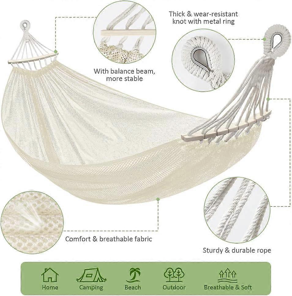 Outdoor Hammock,Super Soft and Breathable, Mesh Hammock Made of Cool ...