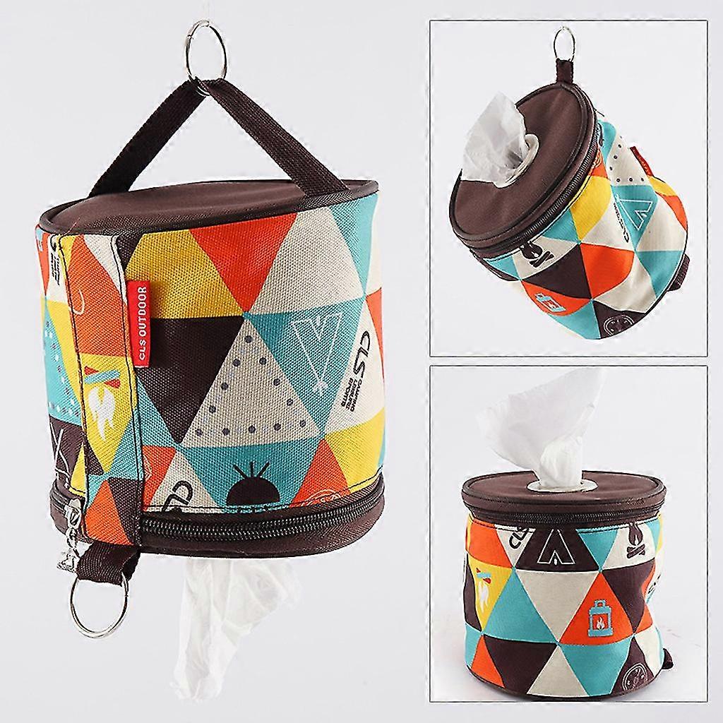 Camping Toilet Paper Holder Roll Case Boxes Tissue Cover Hanging Hanger ...