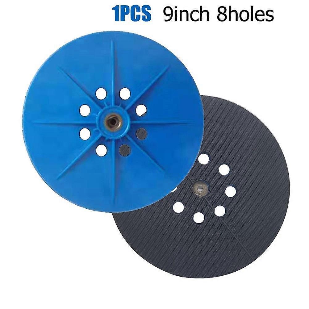 9 Inch 215mm 8 Holes Drywall Sander Hook And Loop Backup Pad With 6mm ...