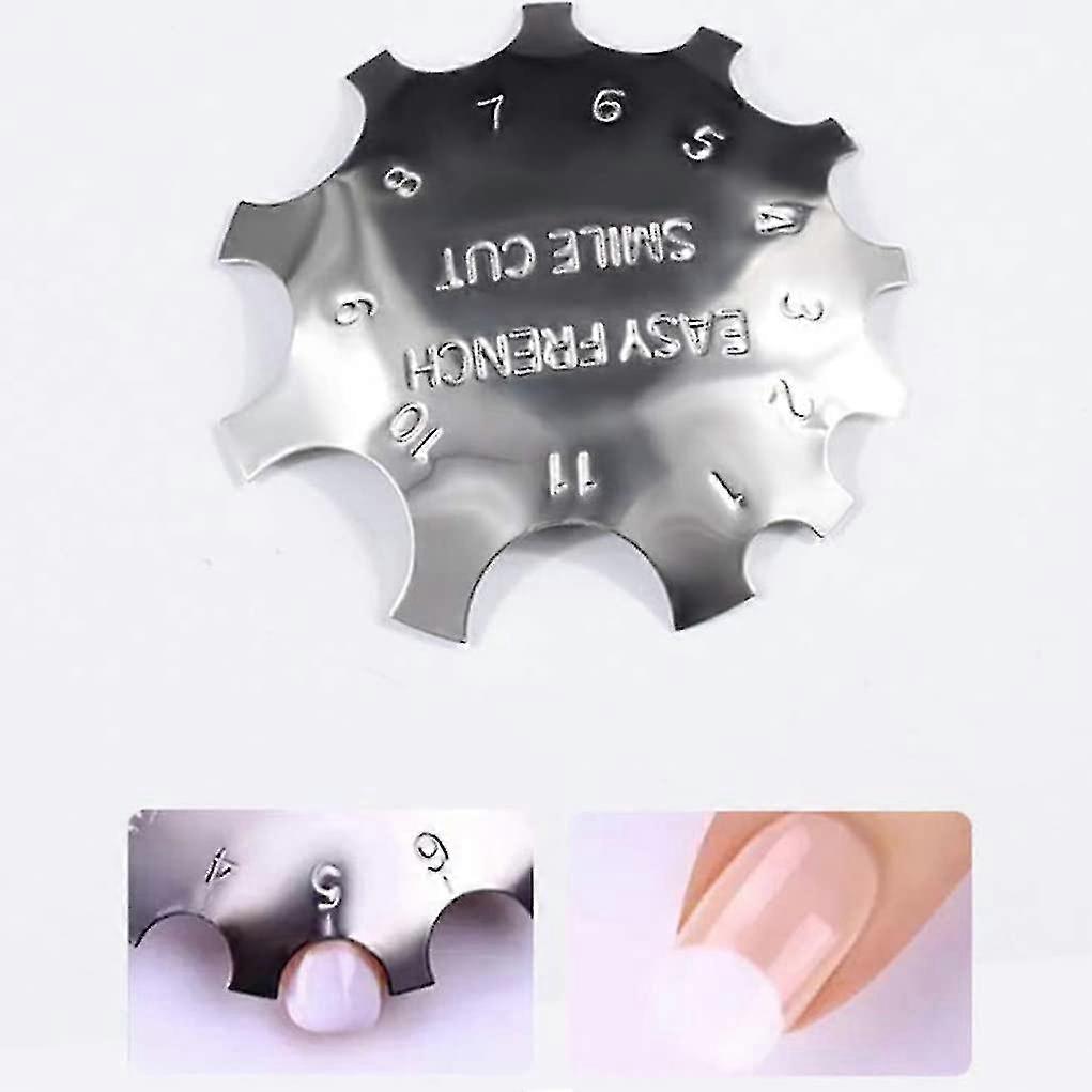 Nail Art Manicure Edge Trimmer, Easy French Smile Line Nail Edge ...