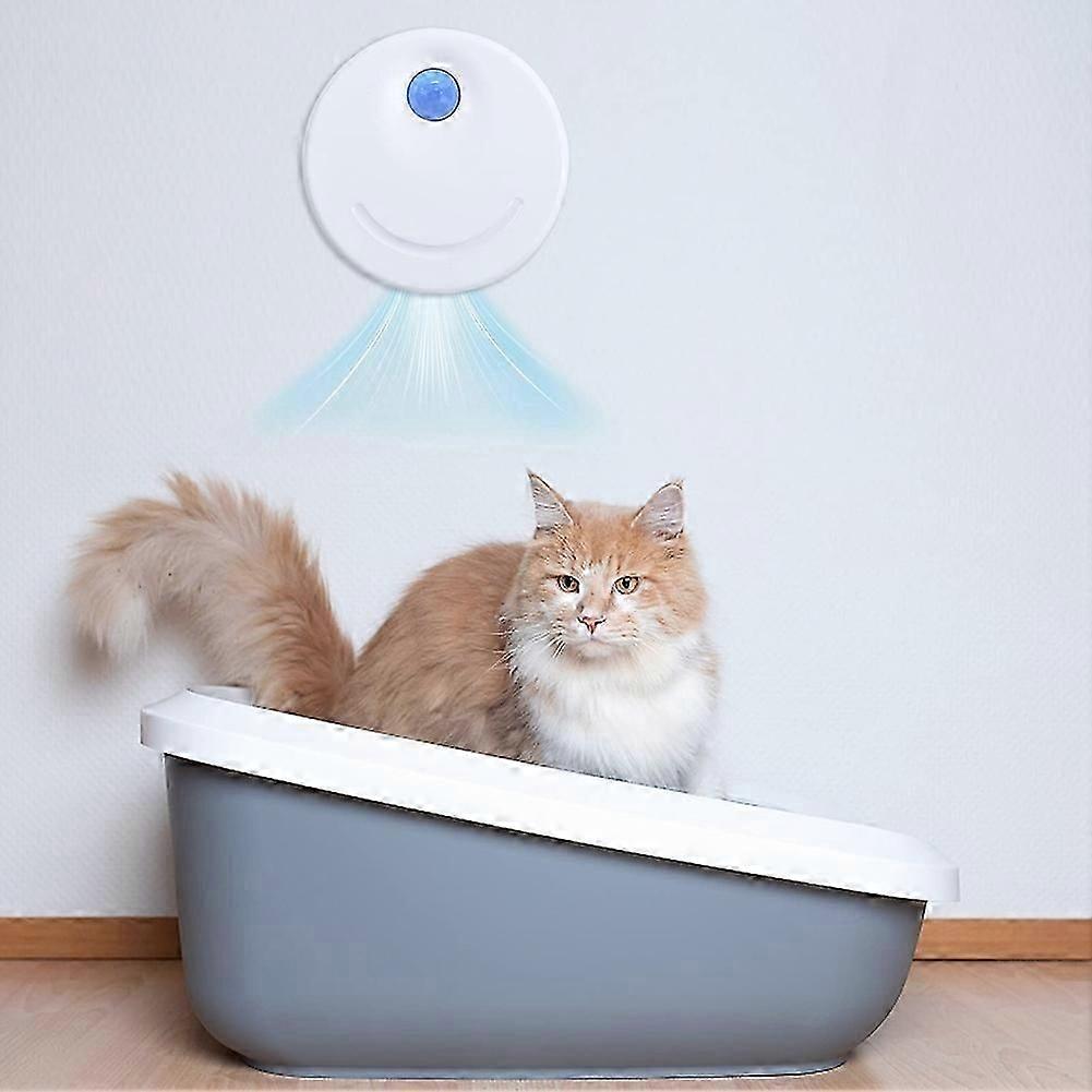 Cat Litter Deodorizer, Smart Litter Box Odor Eliminator Rechargeable ...