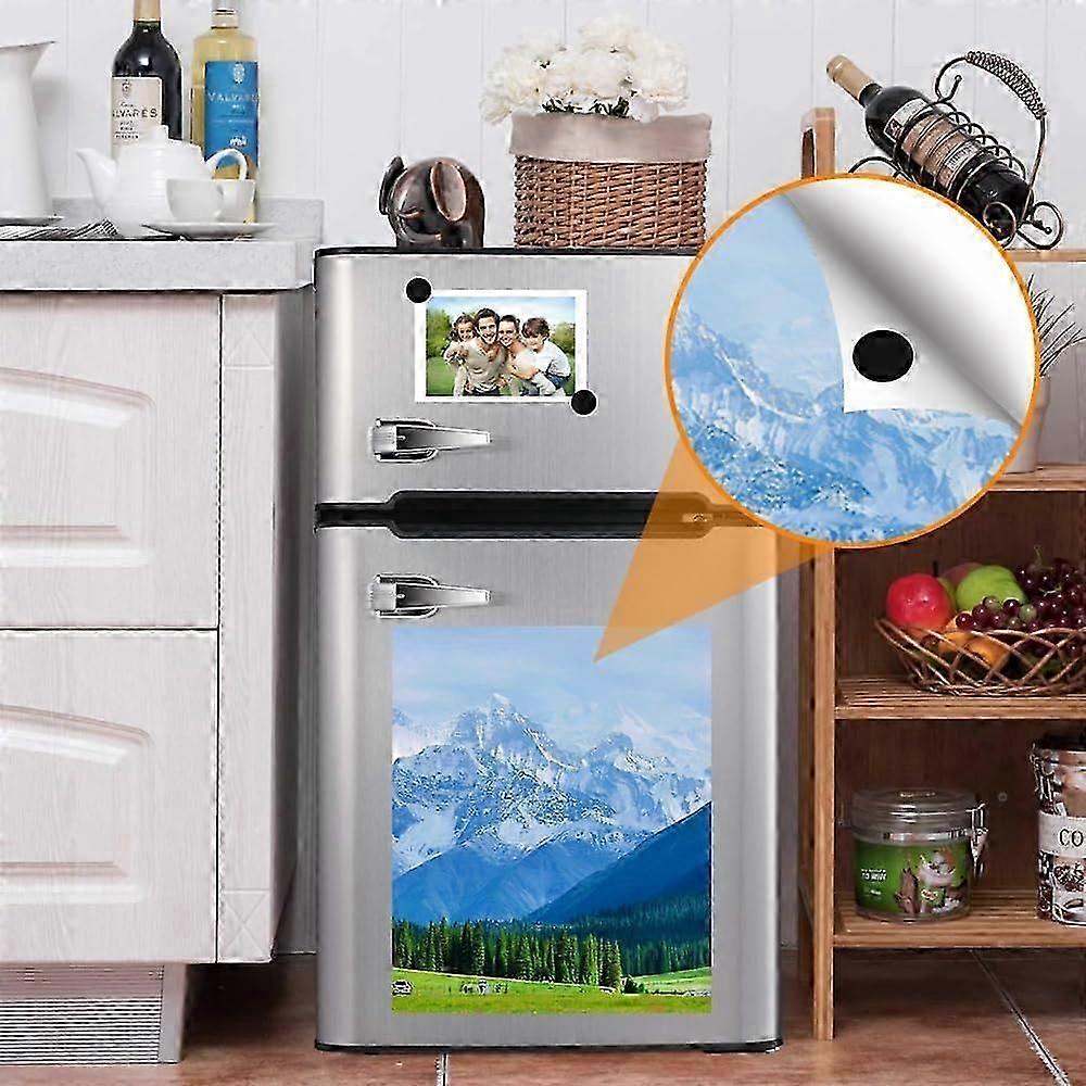 100 Pieces 20mm Round Magnet Sticker, Strong Adhesive Round Magnet ...