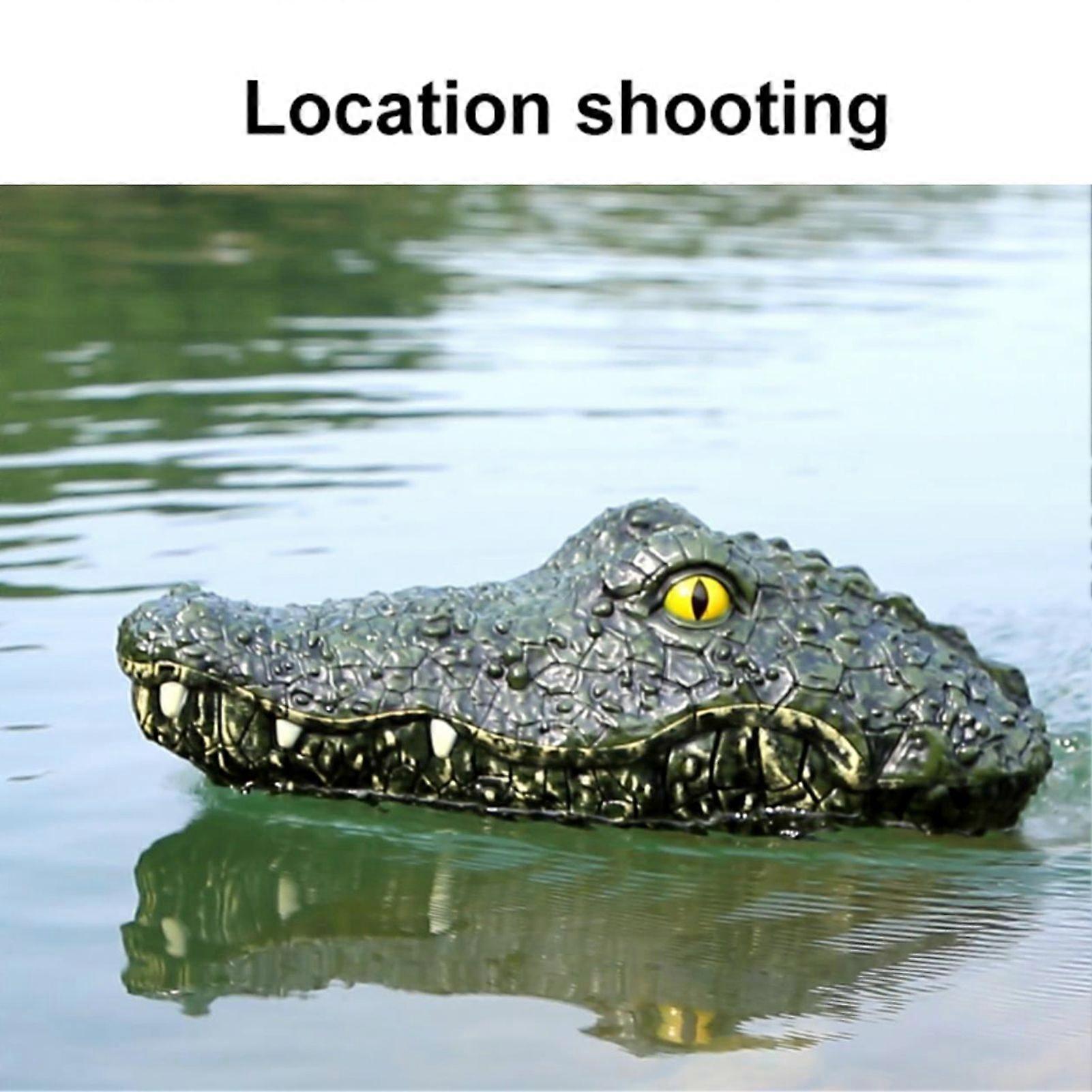 JJRC RC Boat Simulation Crocodile Electric Racing Boat for Pools 2.4G ...