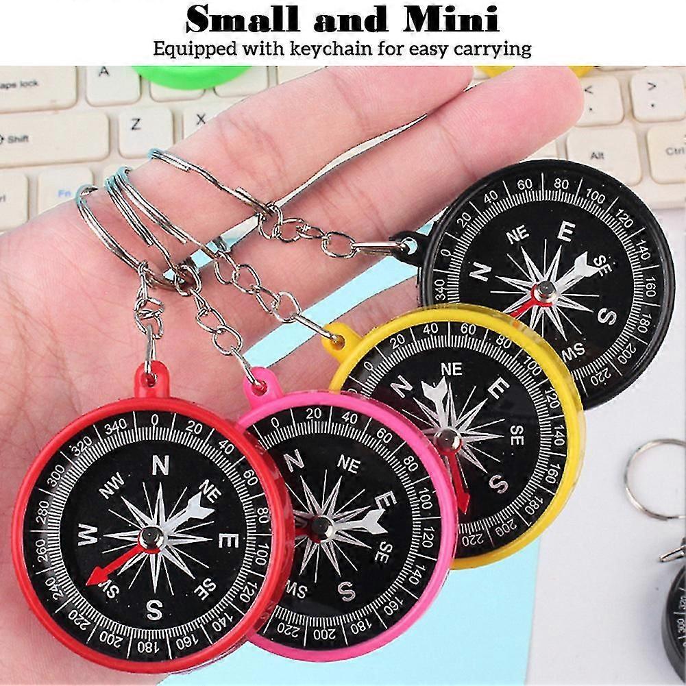 Children Mini Compasses Keychain Multi Color Fashionable Key Chains for ...