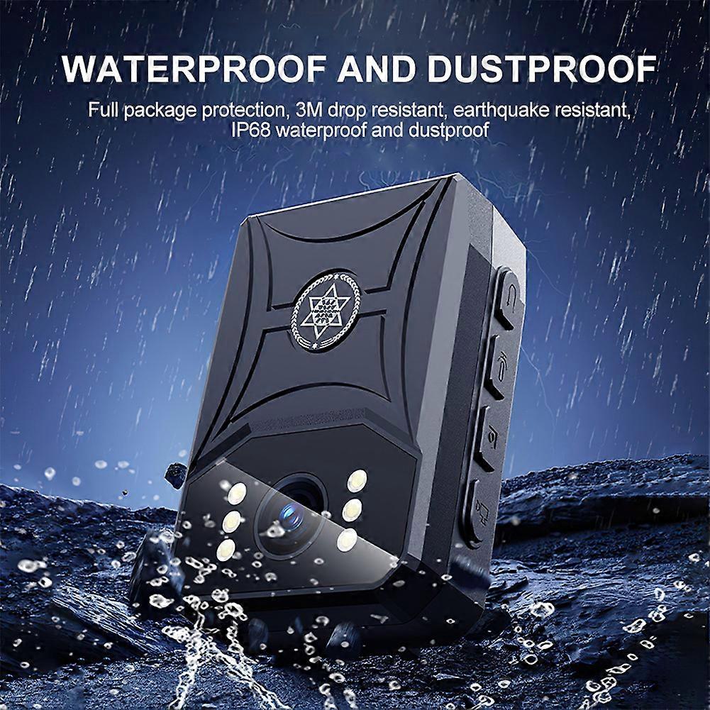4K Mini Police Camera Digital Video Recorder Camcorder Camera IR Night ...