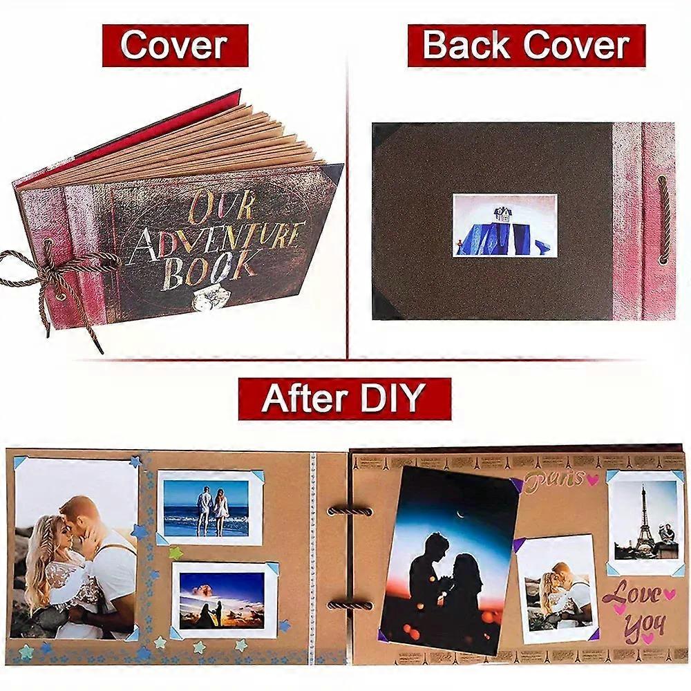 20 Pages DIY Adventure Album Photo Album Handmade Scrapbook Adventure ...