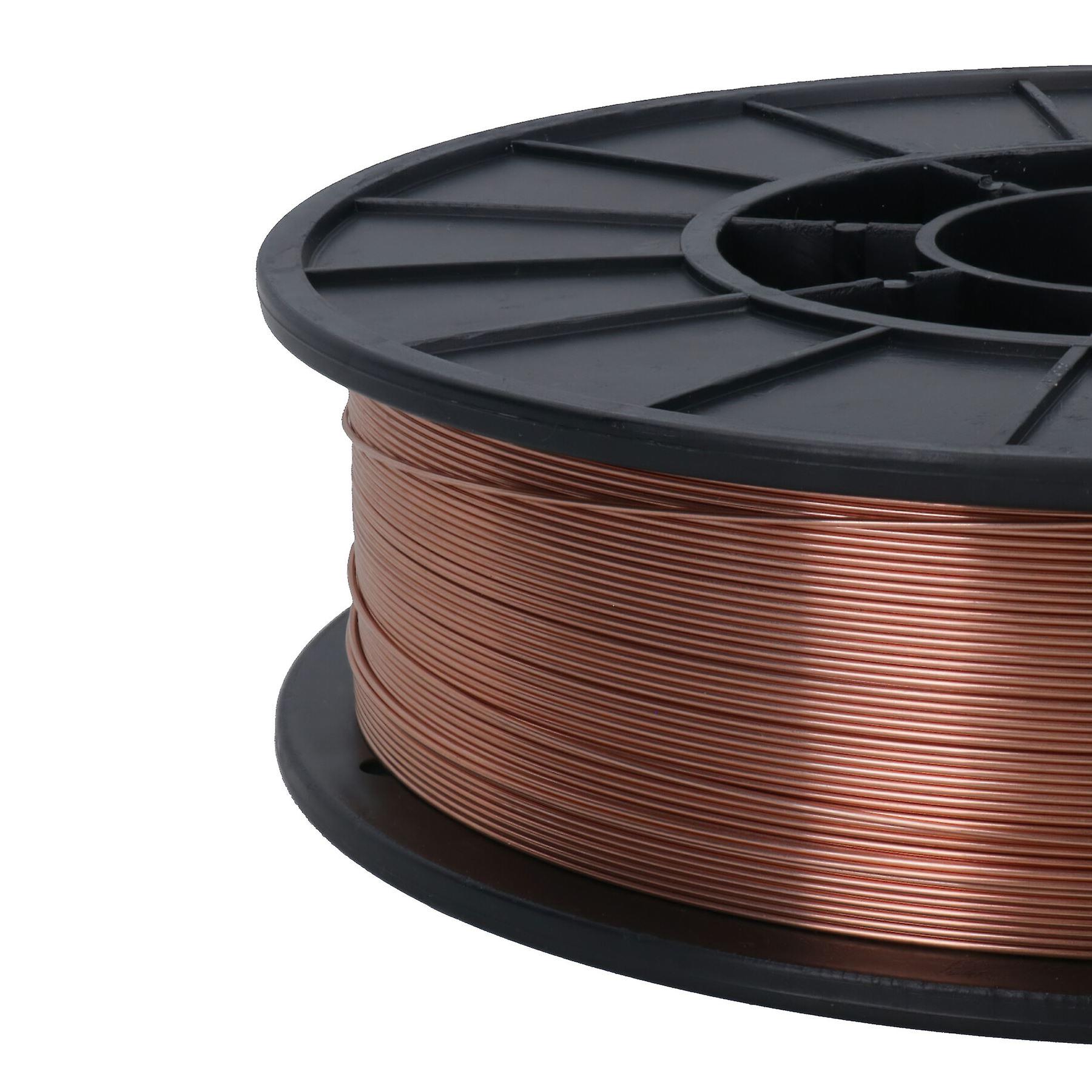 1.0mm Mild Steel Mig Welding Wire Spool Gas Argon CO2 5kg Reel Copper ...