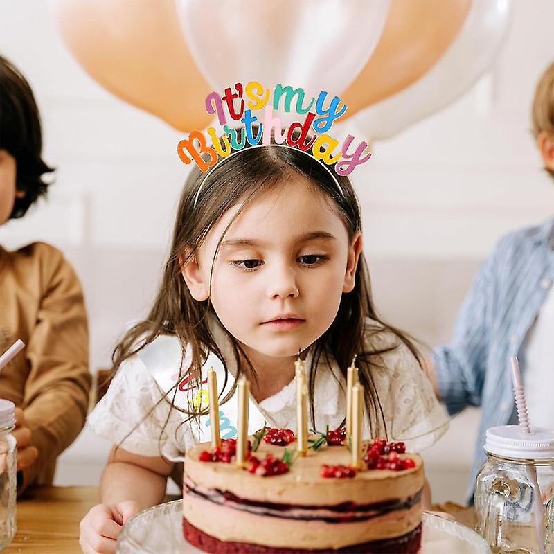 Happy Birthday Crowns for Girls IT'S MY BIRTHDAY Headband with Its My ...