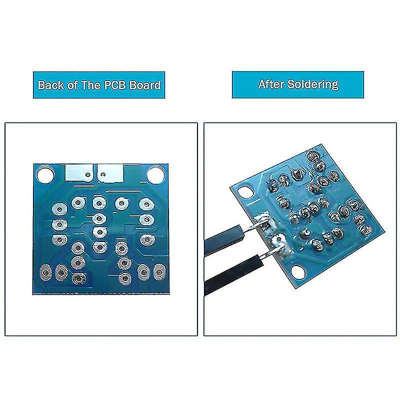 4-piece Set 5mm Led Flash Diy Kit Electronic Kit Pcb Circuit Welding ...