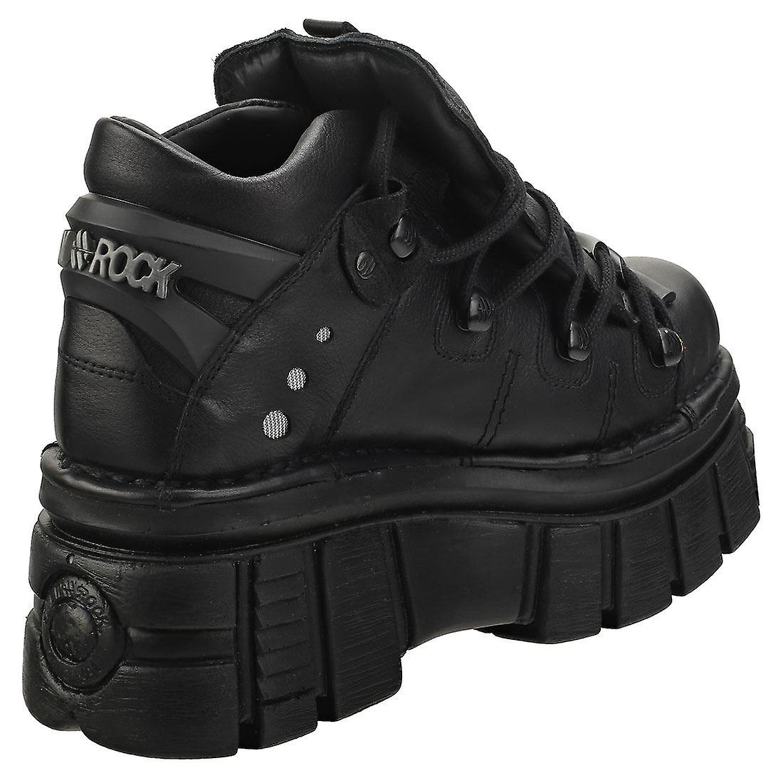 New Rock M106n-s52 Unisex Platform Shoes in Black | Fruugo UK
