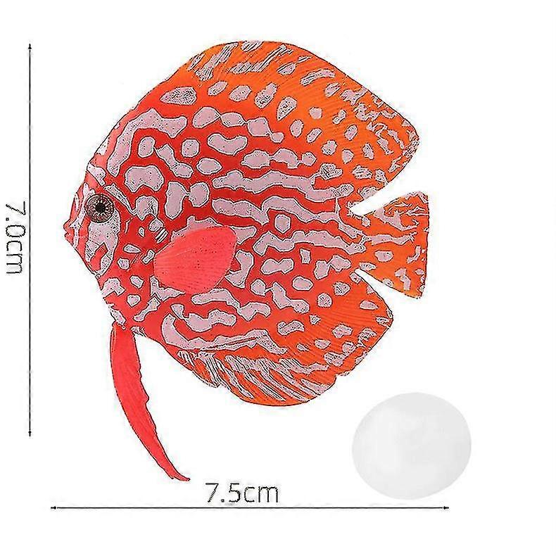 Artificial Silicone Fish For Aquarium Moving Floating Lifelike Fake ...