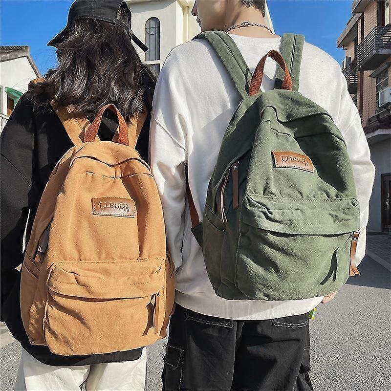 Barsinfi New Couples style College Student Backpack Ins Cool Girl Boy ...