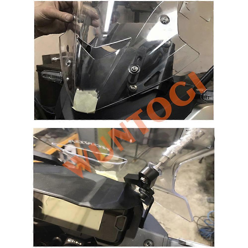 NC750X 2021-2022 Windscreen Adjusters Motorcycle CNC Windshield Bracket ...