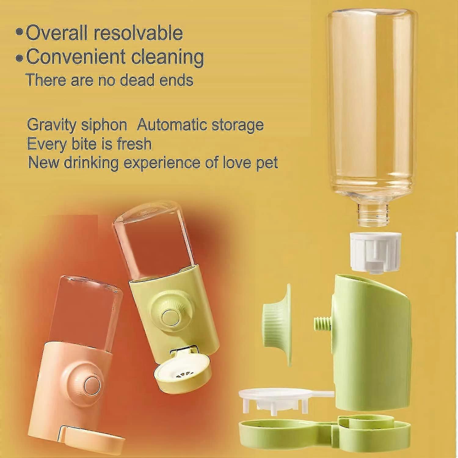 Rabbit Water Bottle, 600ml Hanging Automatic Water Dispenser By Gravity ...