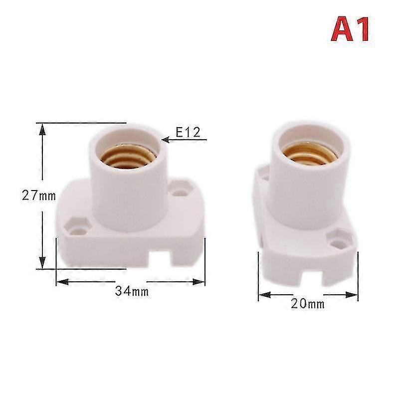 Mini Screw Lamp Base E12 E14 E17 Lamp Holder Light Bulb Socket Holder ...