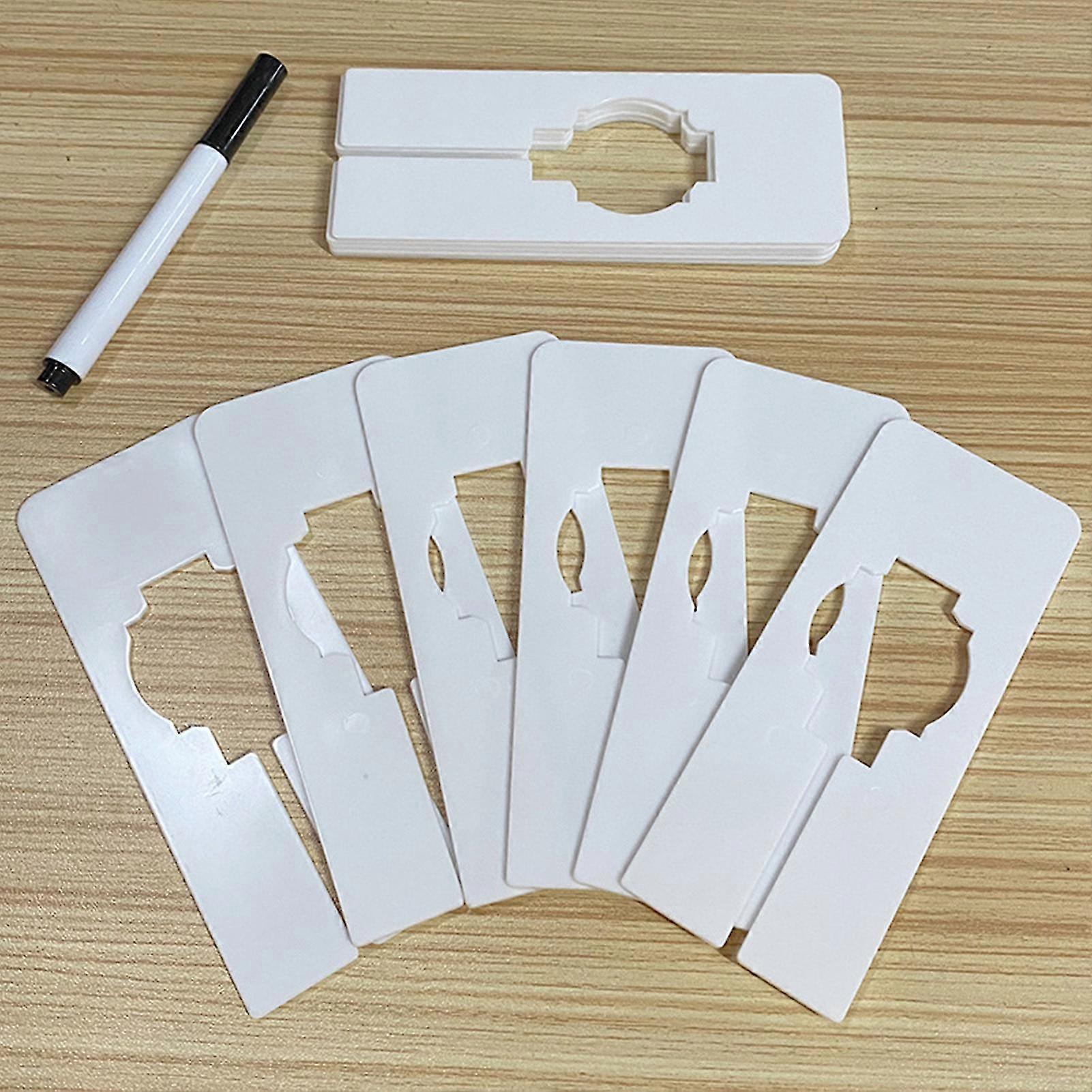 10 Pcs Size Separator Rectangular Size Separator Plastic Clothing Rack ...