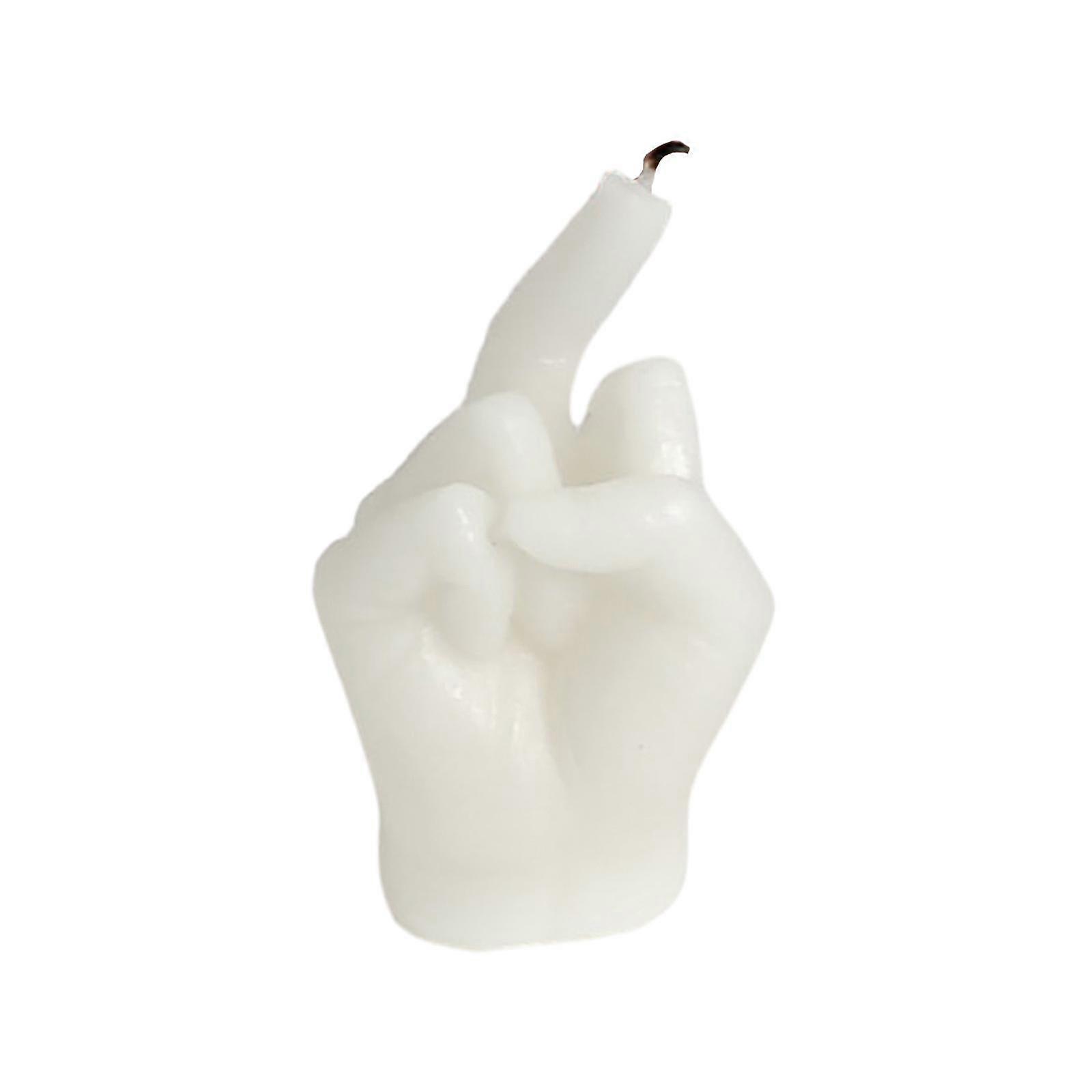 Middle Finger Candle Room Decor Desk Statues Gesture Candle Bathrooms ...