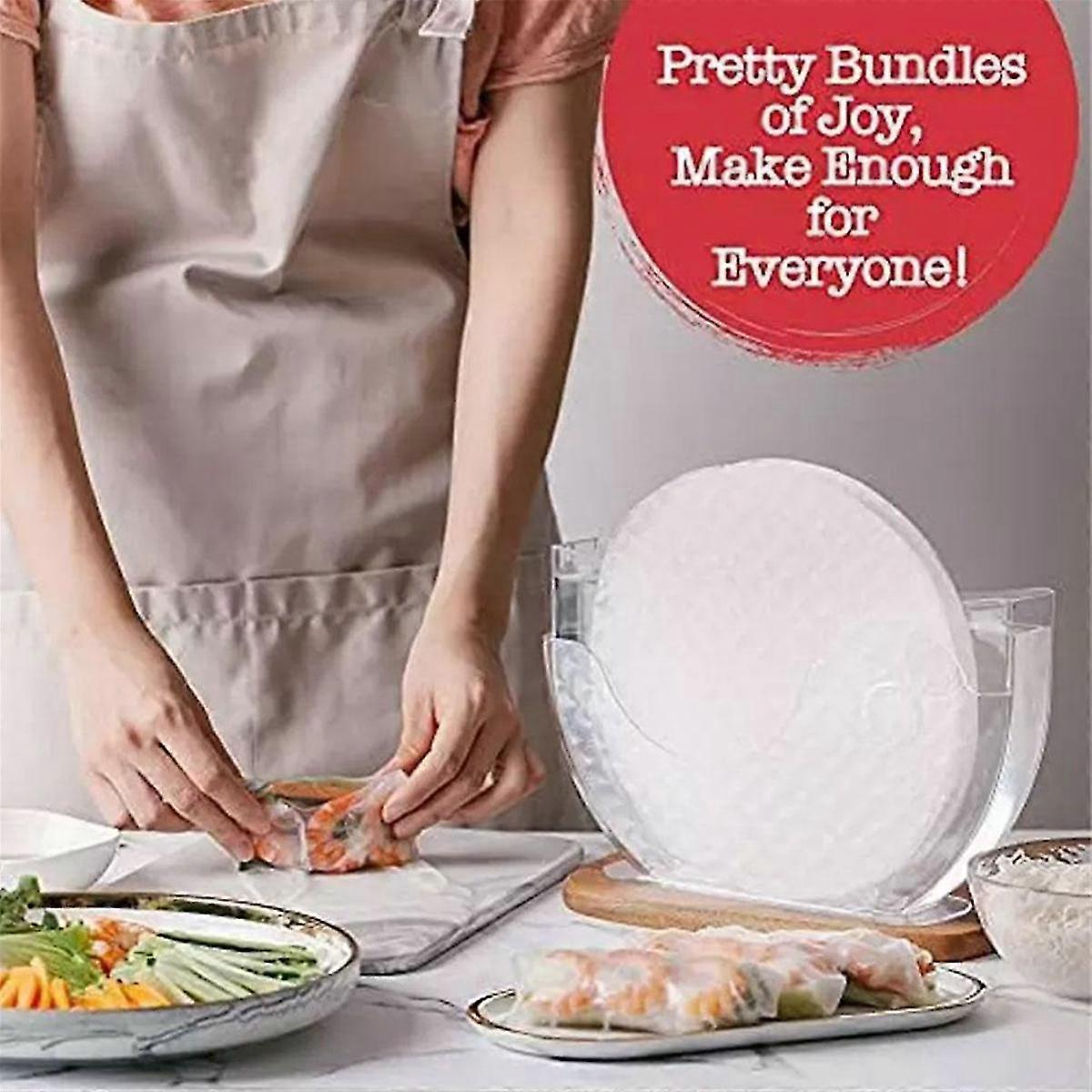 Rice Paper Packaging Container Spring Rolls Water Bowl Rice Paper ...