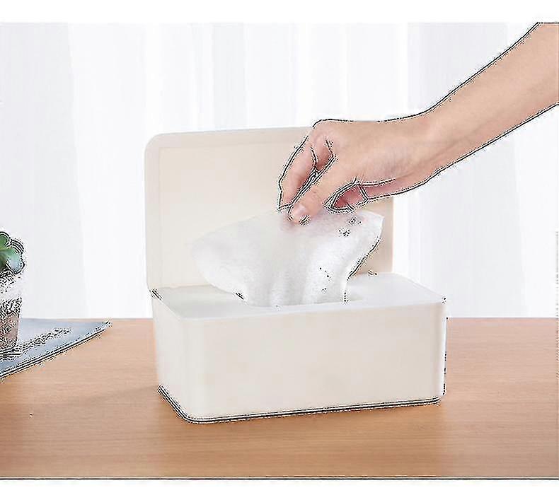 Wet Wipes Storage Box Wipes Dispenser Holder Tissue Storage Box Case ...
