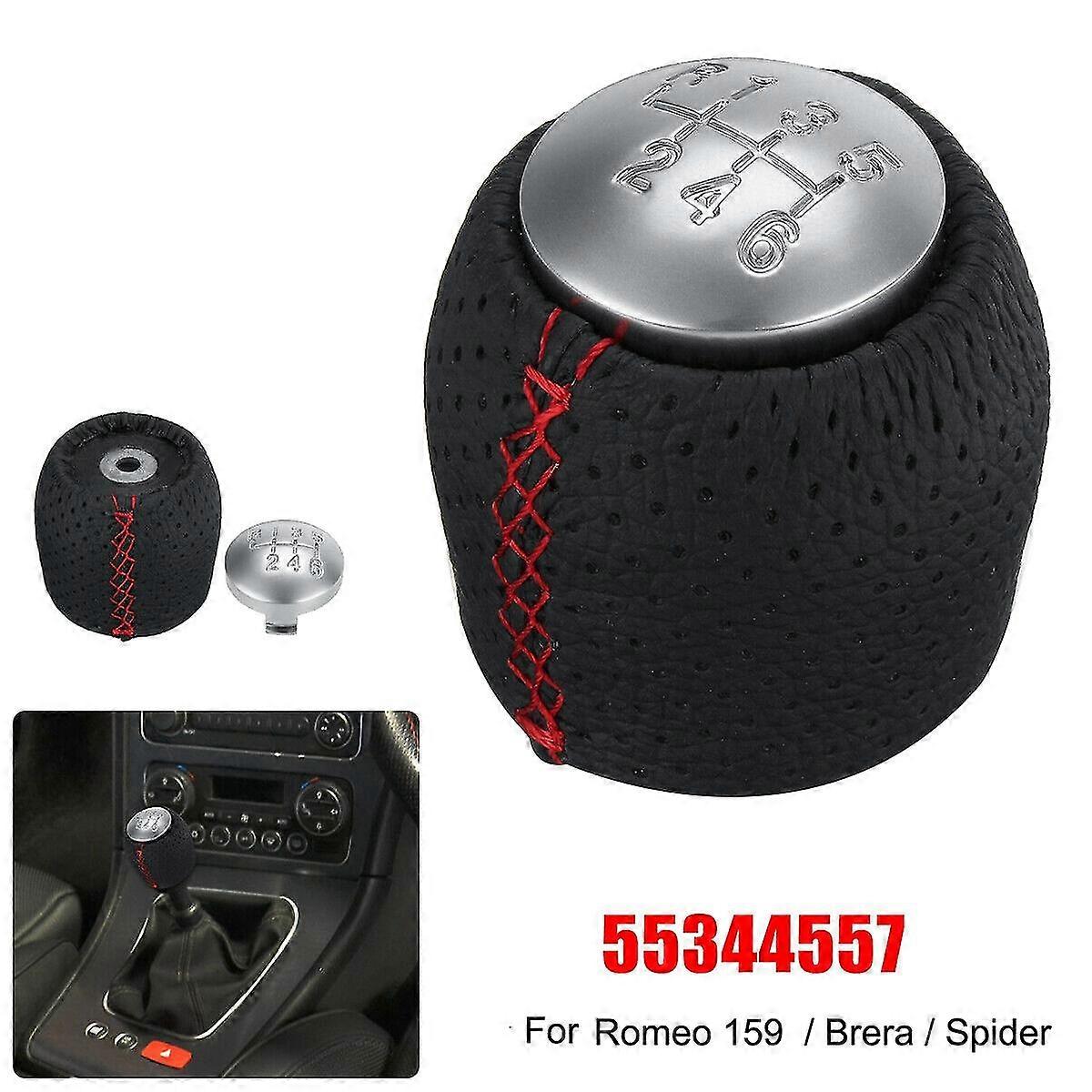 6 Speed Manual Gear Shift Knob Shifter Lever Handball For Alfa Romeo 159 Brera Spider 05-11 ...