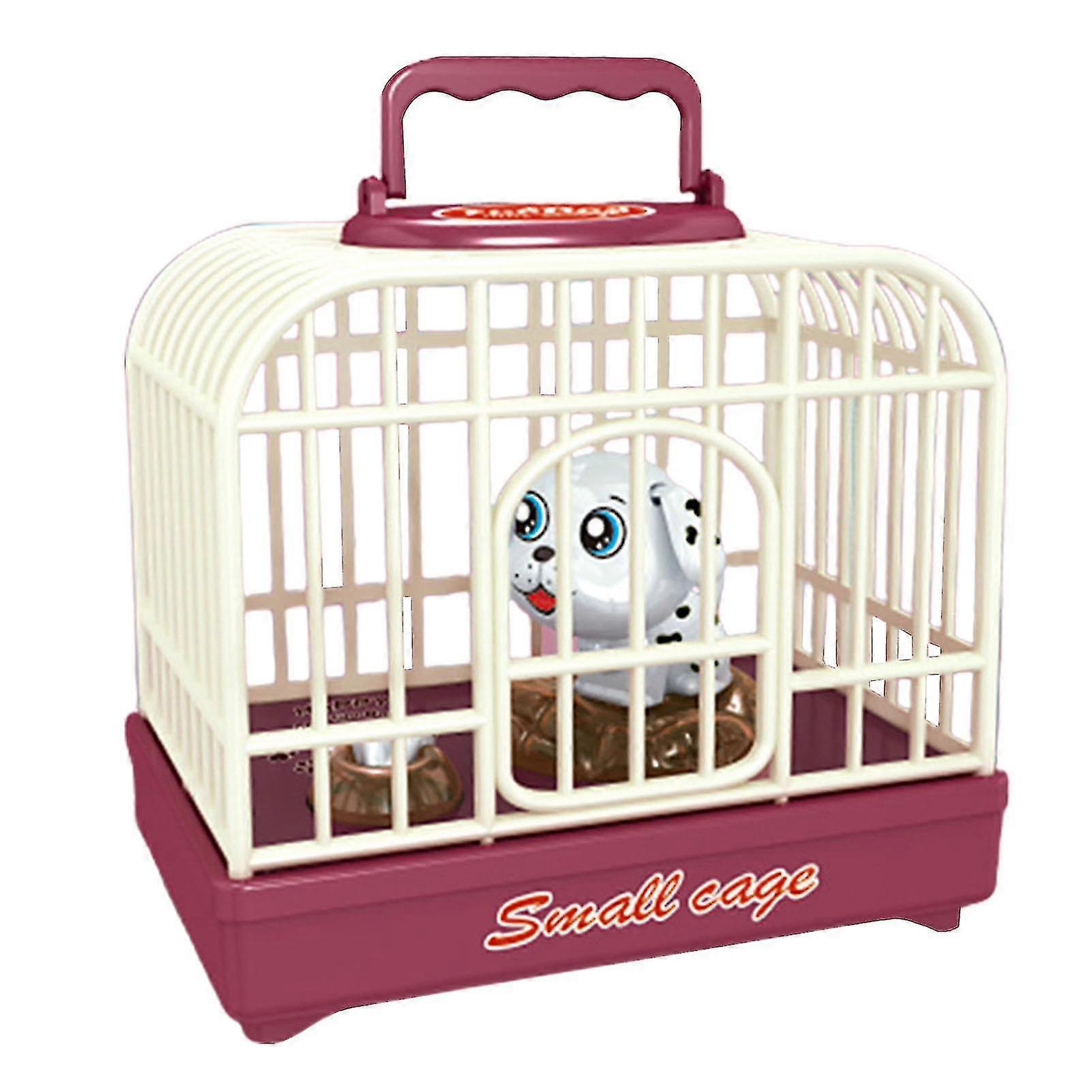 Voice Sensor Control Bird Cage Toy With Sound Light Electric Pets Toy ...