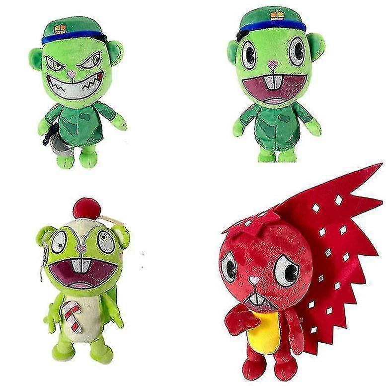 11 "Happy Tree Friends Htf Flippy Fliqpy Gevulde Pop Anime Pluche Toy ...