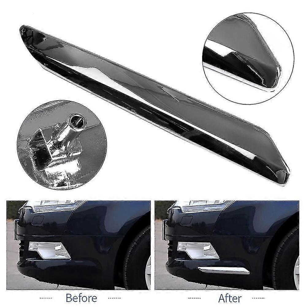 4pcs/set Car Front+rear Bumper Strip Cover Chrome Decoration For C5 ...