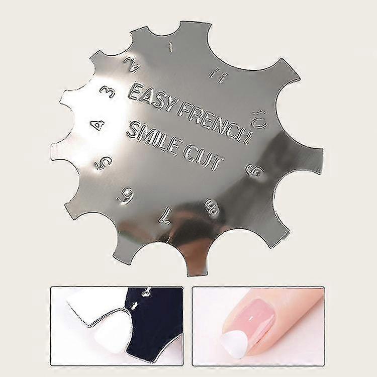 Nail Art Manicure Edge Trimmer, Easy French Smile Line Nail Edge ...