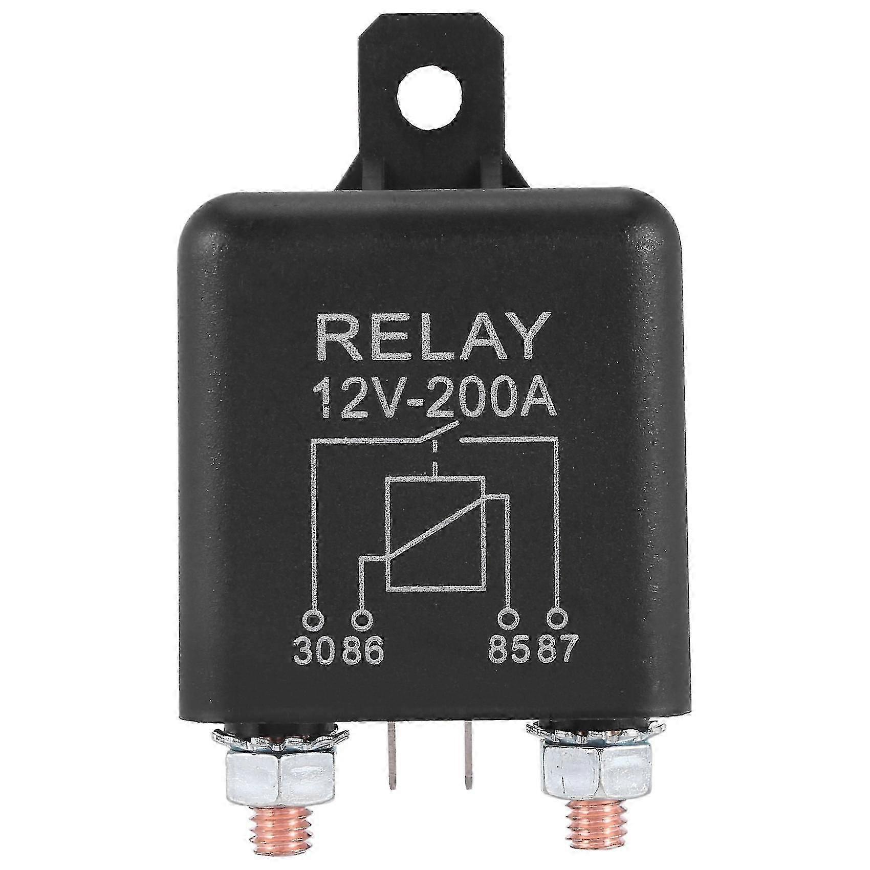12v 200a Normally Open 4 Pin Relay - Heavy Duty Automotive Marine Split ...