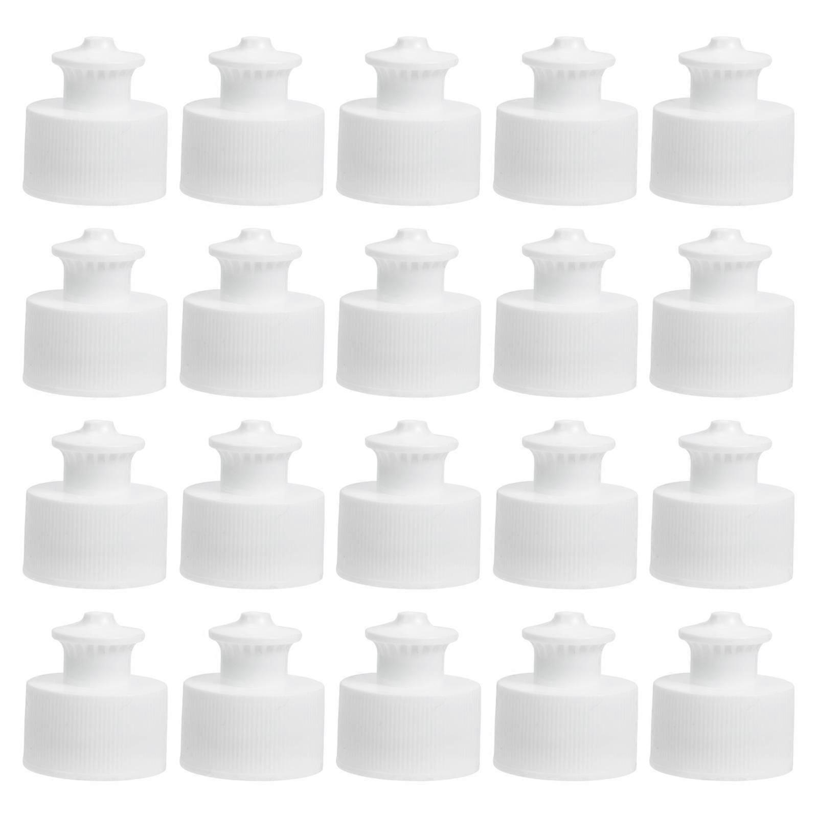 24pcs Push Pull Replacement Caps Reusable Sports Bottle Lid Bottle Caps ...