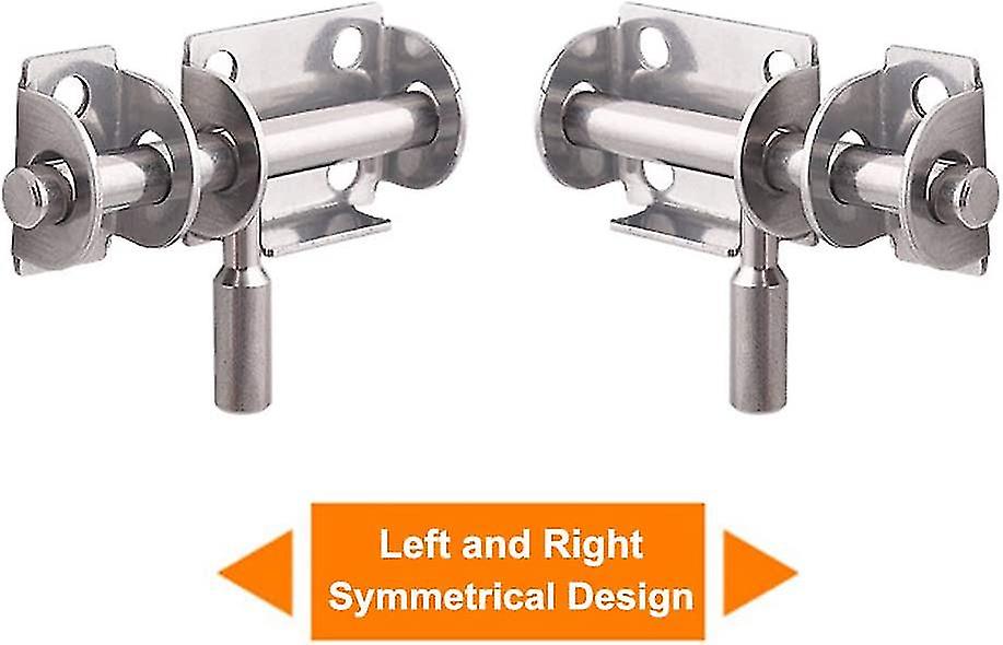 Door Latch, 6 Pieces Stainless Steel Security Door Latch For Bathroom ...