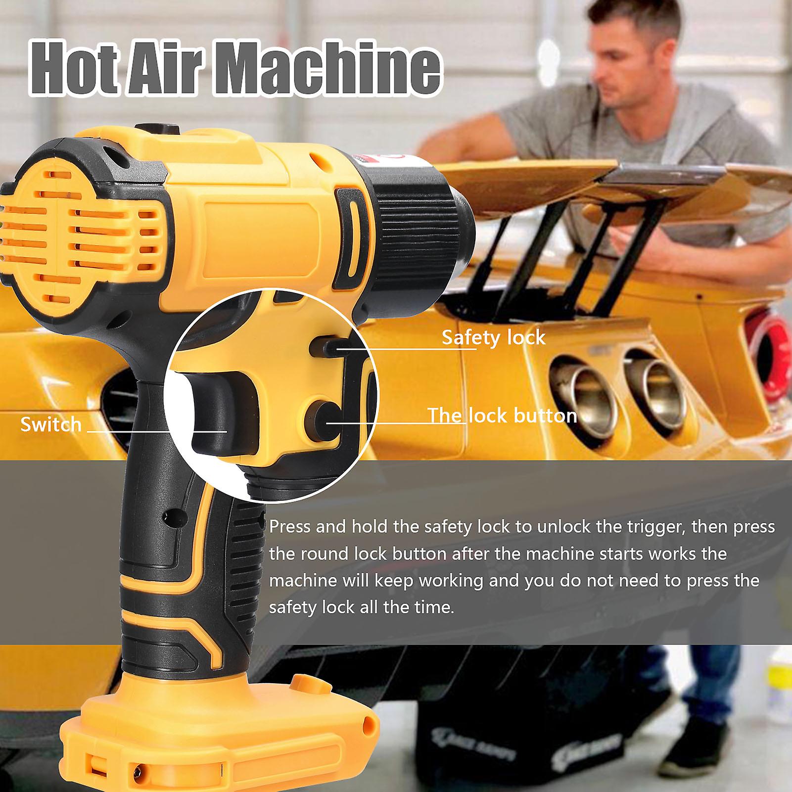 Cordless Handheld Hot Air Machine Lithium Rechargeable Heating ...
