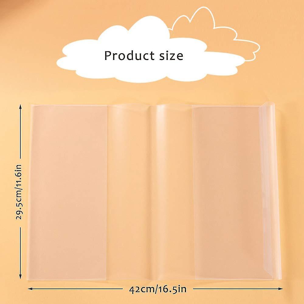 10pcs A4 Clear Exercise Book Covers, Transparent Book Cover, Thicken ...