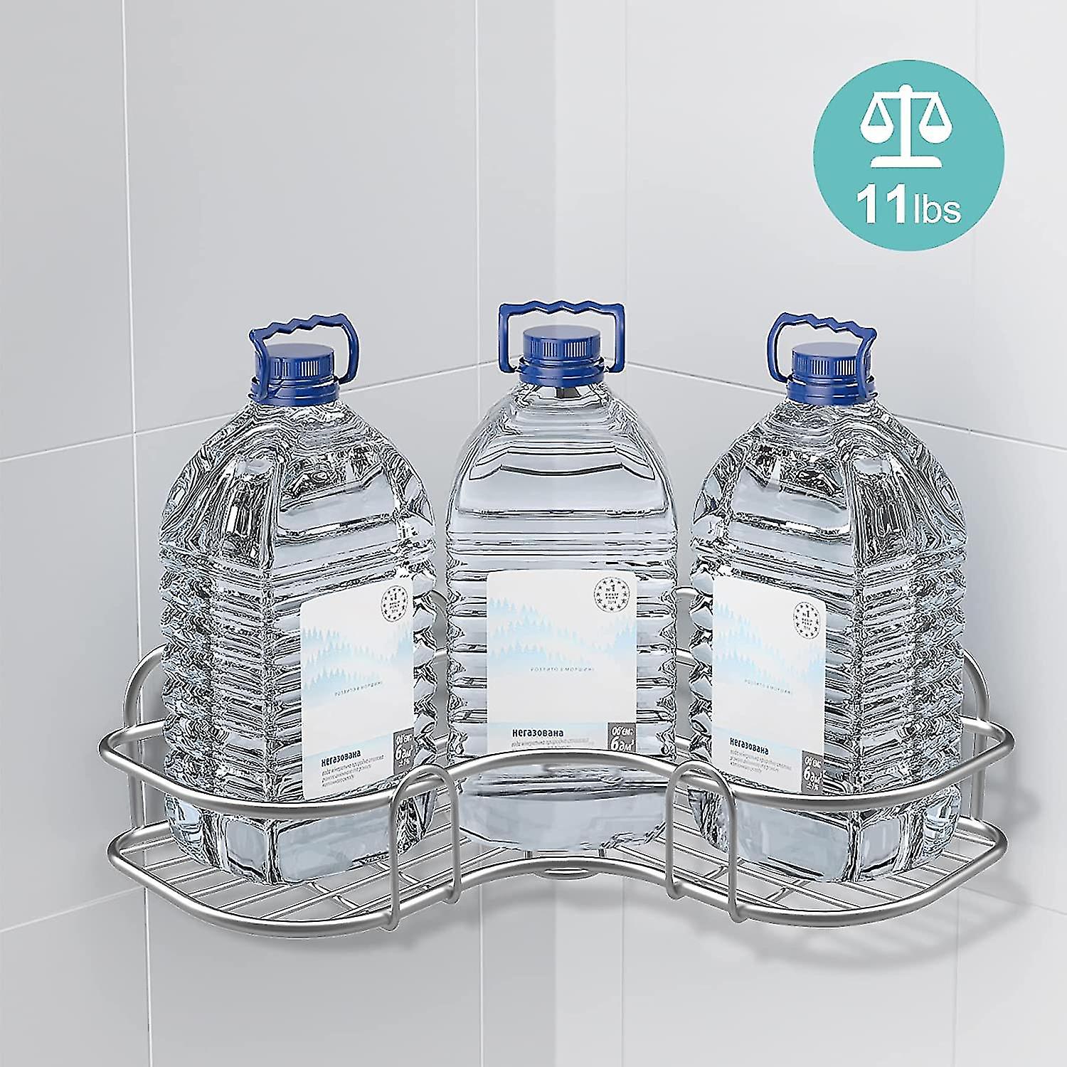 Shower Corner Shelves No Drilling, Stainless Steel Bathroom Storage ...