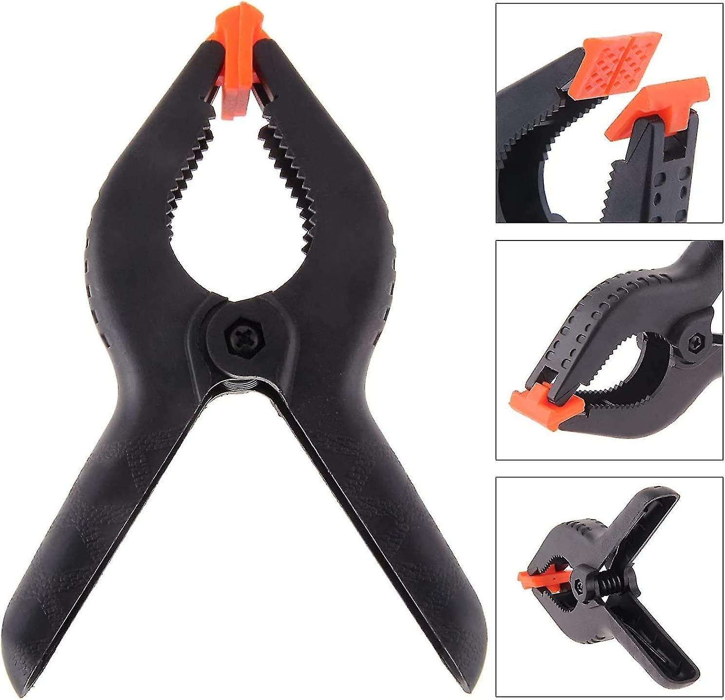 10 Pieces Plastic Spring Clips, 6 Inch Extra Strength Heavy Duty ...