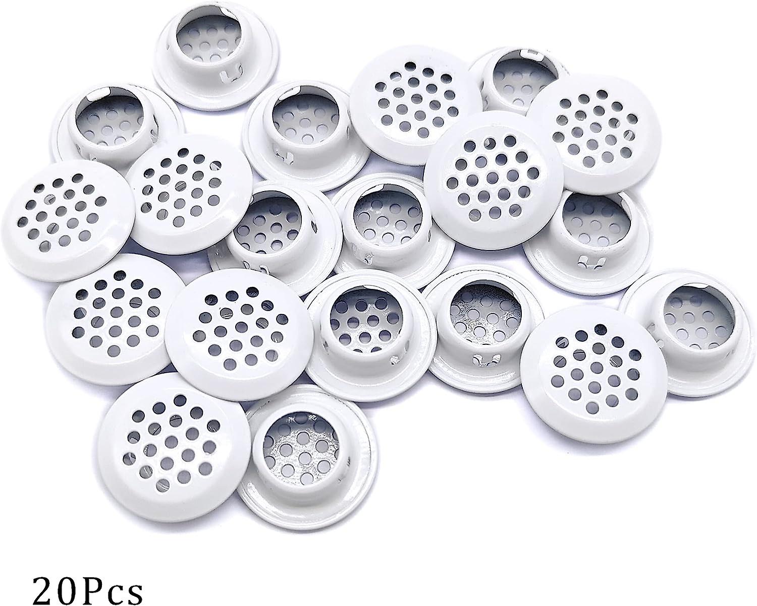 20Pcs Air Vents 19mm Circular Soffit Vent Stainless Steel Round Vent ...