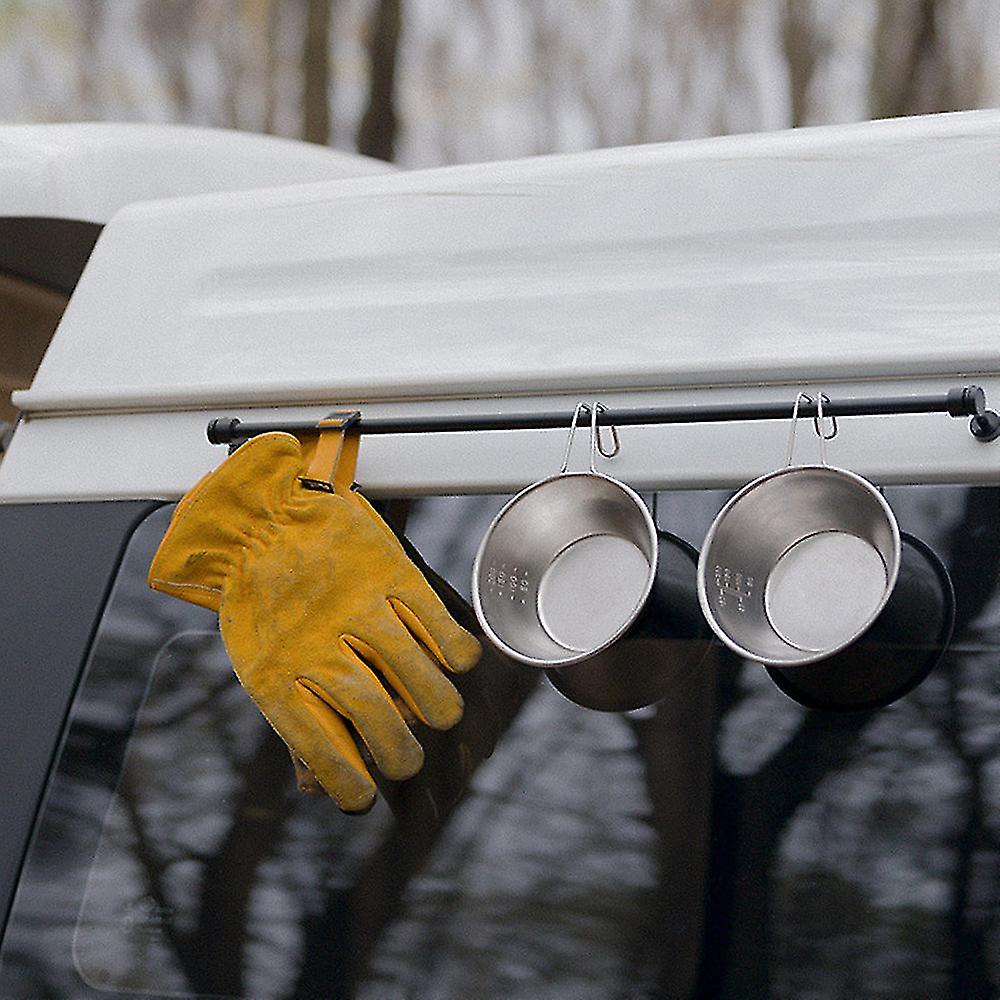 Outdoor camping cups bowls hanger rod aluminum alloy storage hangers ...
