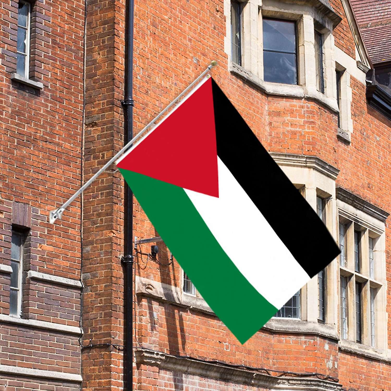 Palestine Flag Bright Color Hanging Banner Durable Palestinian National ...