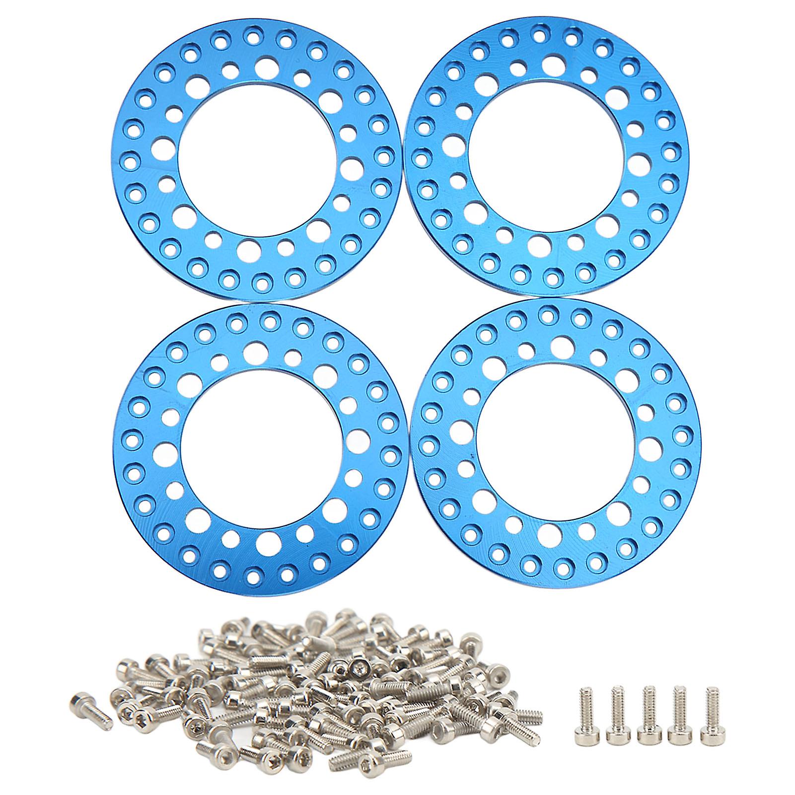 Wheel Outer Rings Rims,4Pcs 1.9in Wheel Outer Aluminum Wheel Rims ...