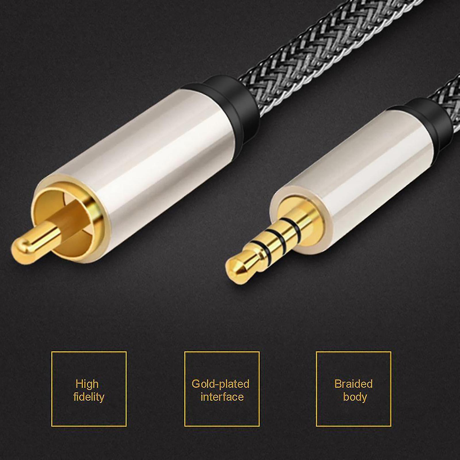 3.5mm Digital Audio Coaxial Cable Hd Rca Lotus Head Conversion Cable ...