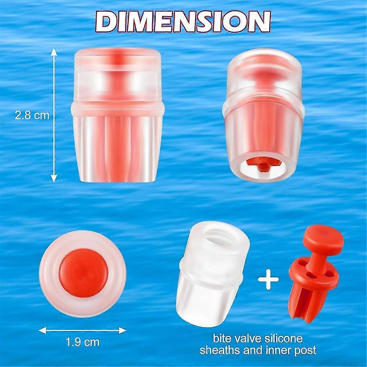 4 Packs Bite Valve Replacement Sheath compatible with Water Bladder ...