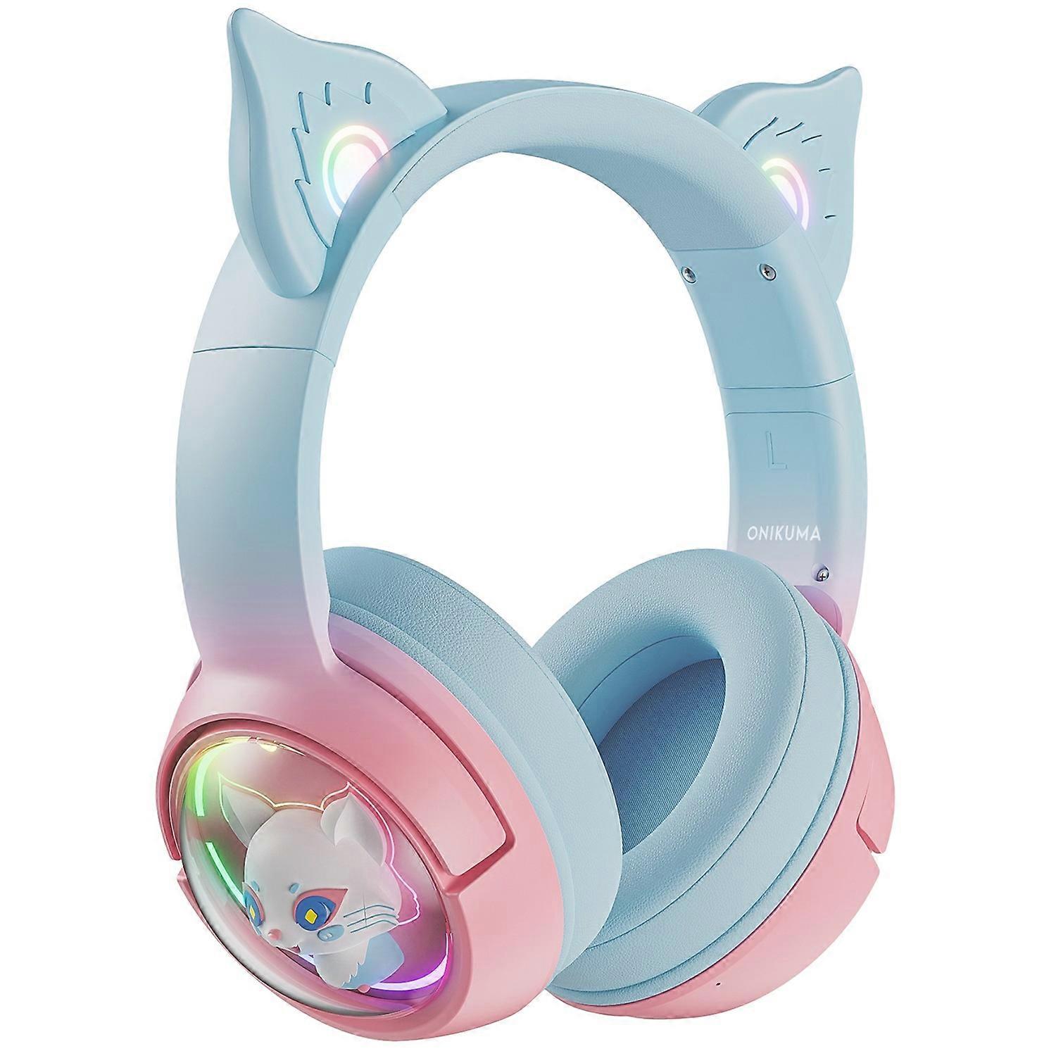 B5 2.4G Wireless / Bluetooth / Wired Over-Ear Headset Cute Cartoon Game ...