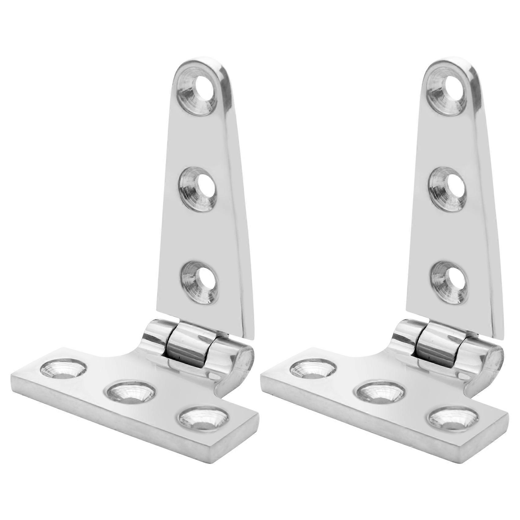 2 PCS Heavy Duty T Hinge 316 Stainless Steel Marine Grade Casting Hinge Door Hatch Hinge Boat ...