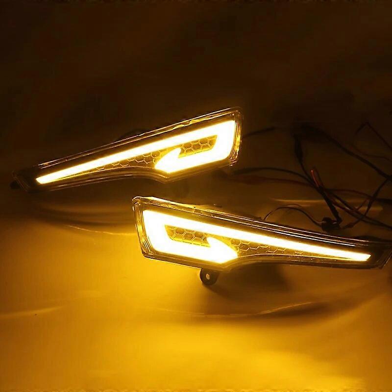 1Pair DRL Daytime Running Lights fog lamp cover headlight 12V Daylight For Nissan Altima Teana ...