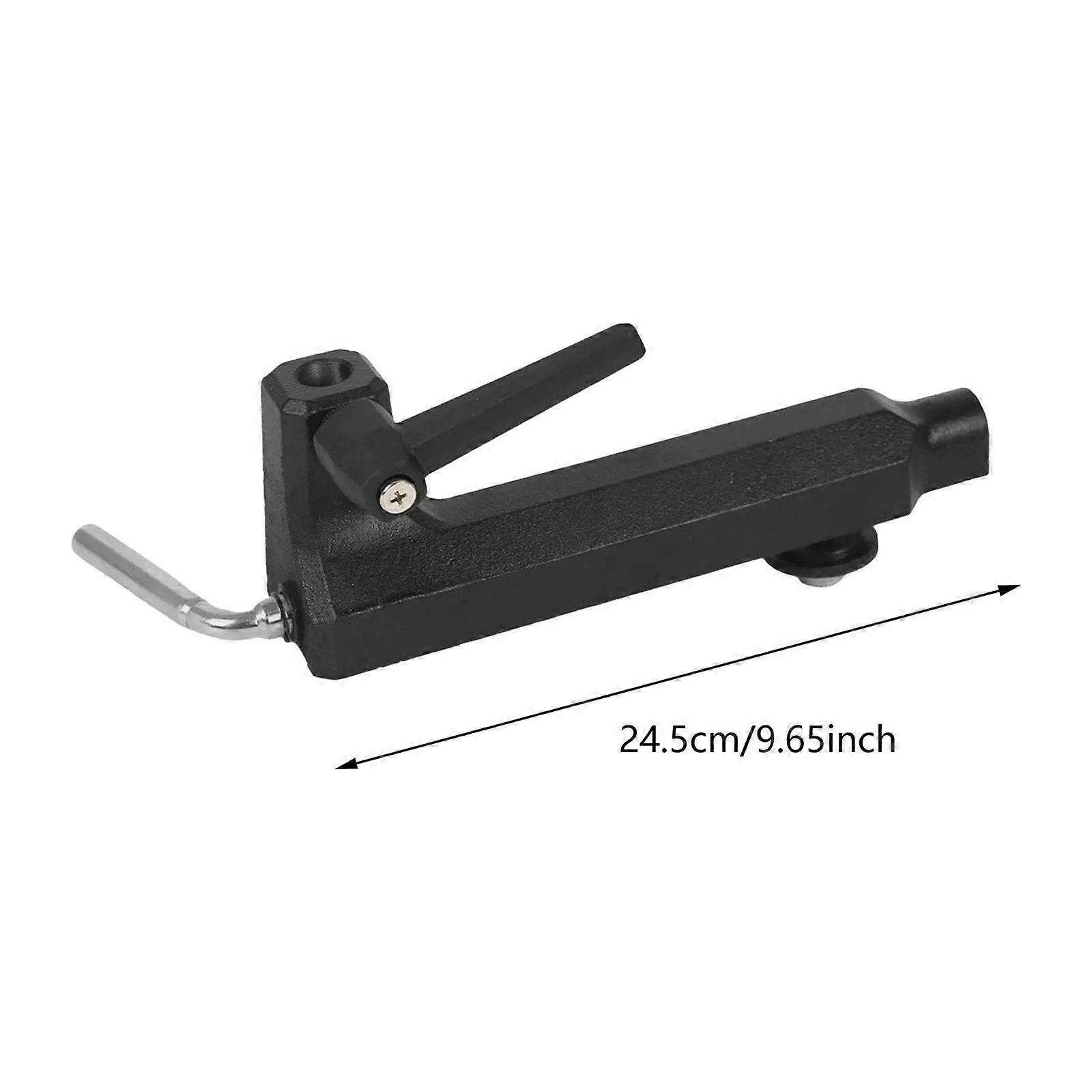 Wood Lathe Tool Rest Holder Base Black for 5/8 inch Hole Diameter Mini ...