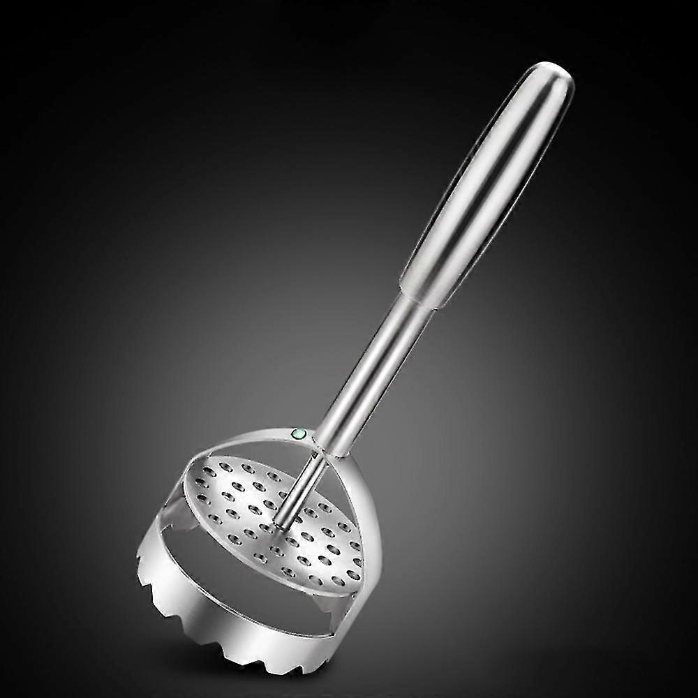 Stainless Steel Potato Masher with Spring Handle Labor-Saving Food ...